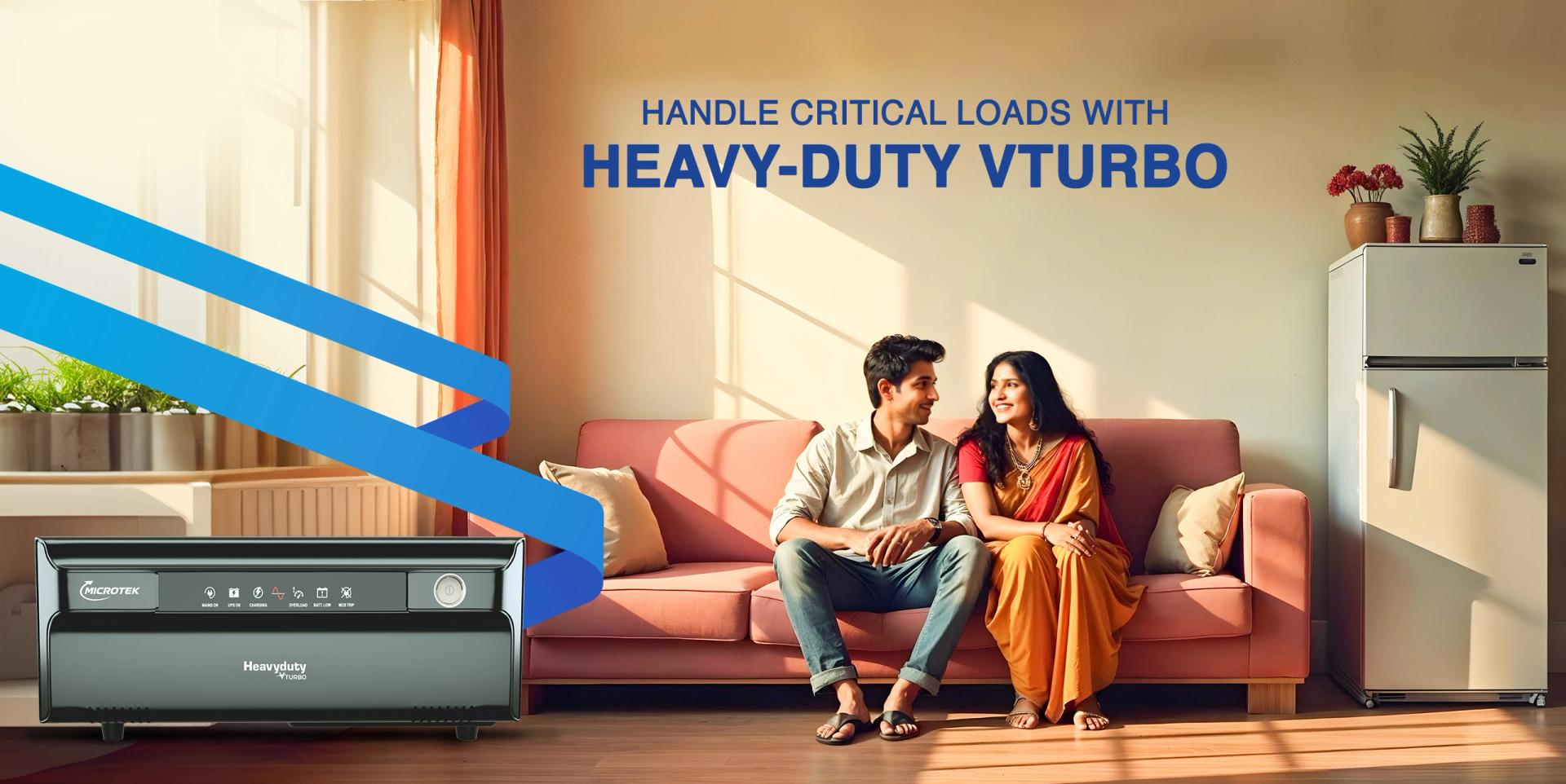 Buy best Heavy Duty Inverter/Home UPS 2350 V-Turbo 24V DG | Microtek