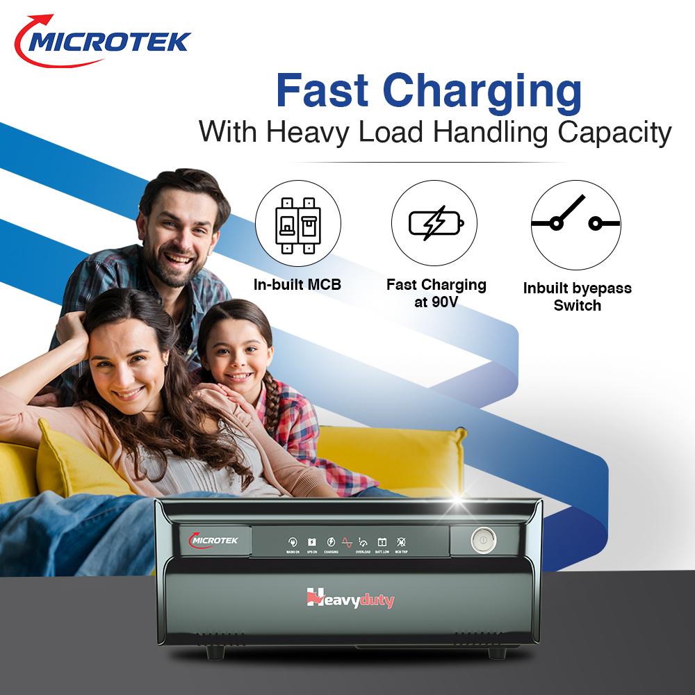Buy Heavy Duty UPS 1550 V-Turbo |No.1 brand Microtek