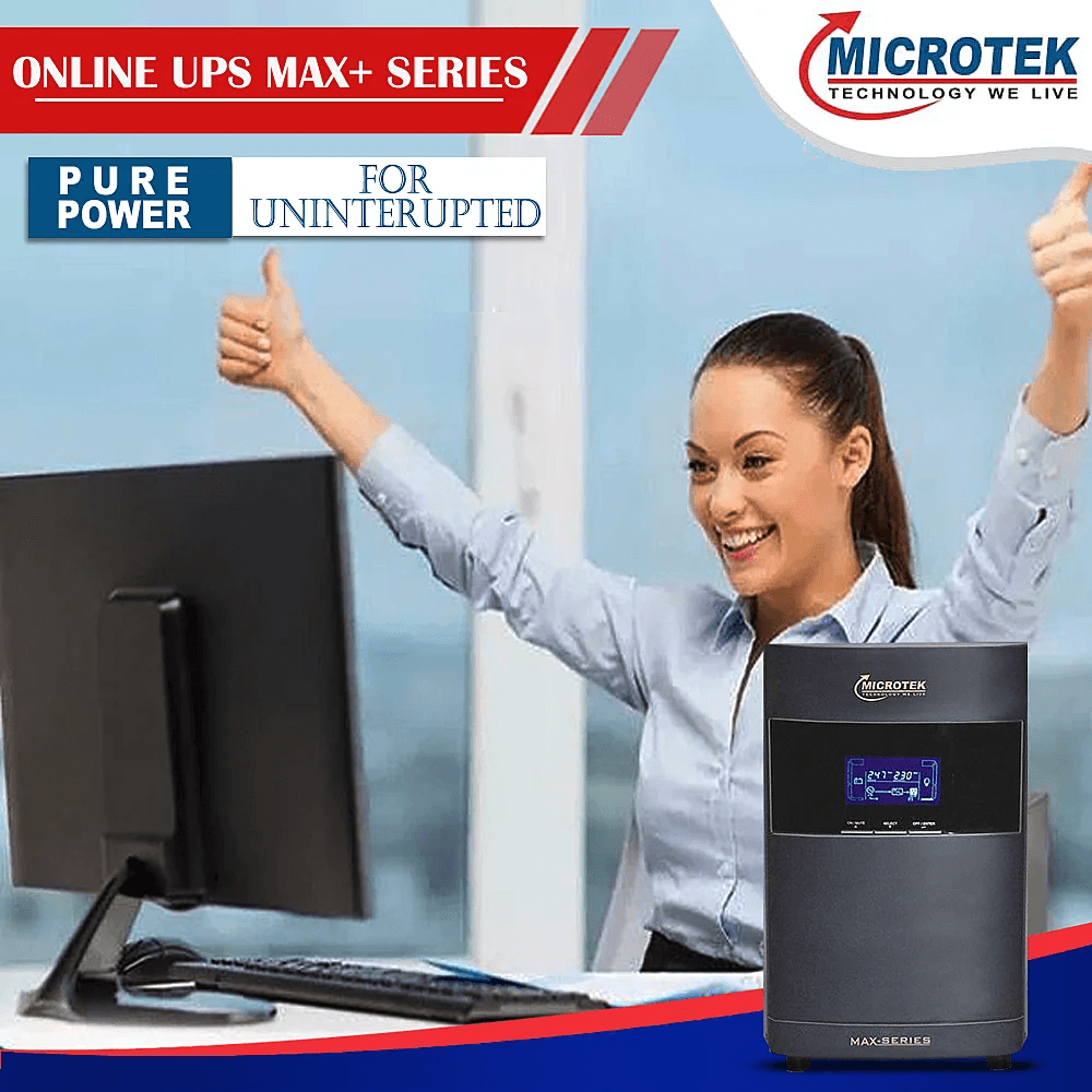 Online UPS 3kVA IB-MAX - Shop Now | Microtek
