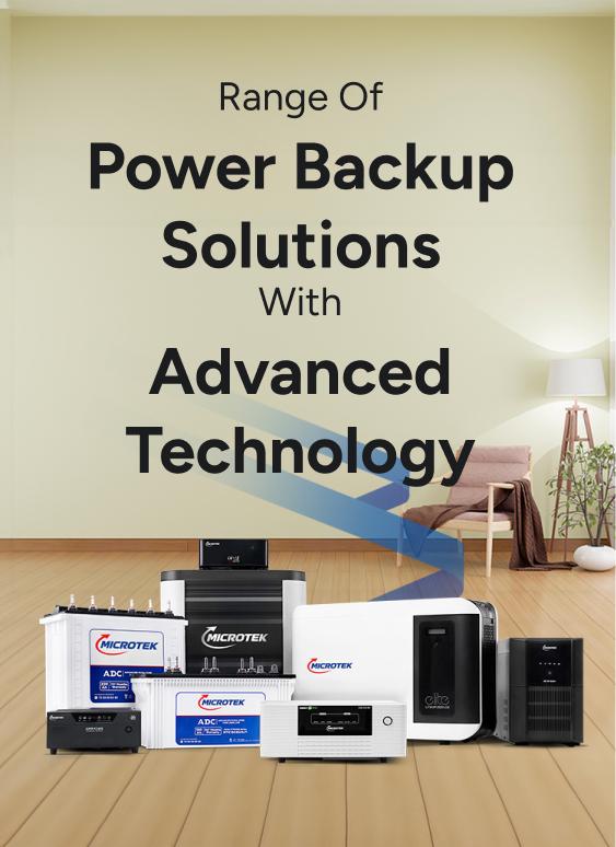 Best Power Backup Solutions for Home | Microtek India