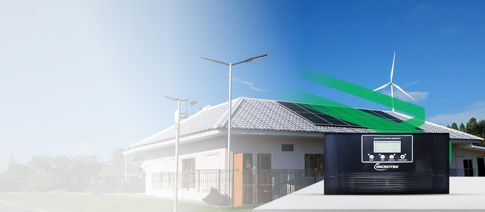 Solar PCU for Off-Grid Power Backup | Microtek Solar Inverters