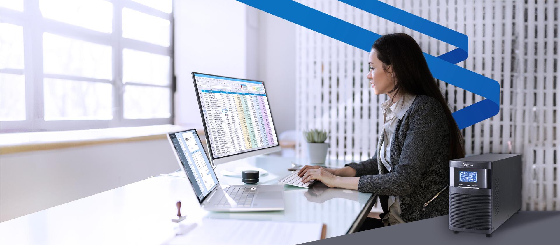 Critical Power Backup with Online UPS | Microtek