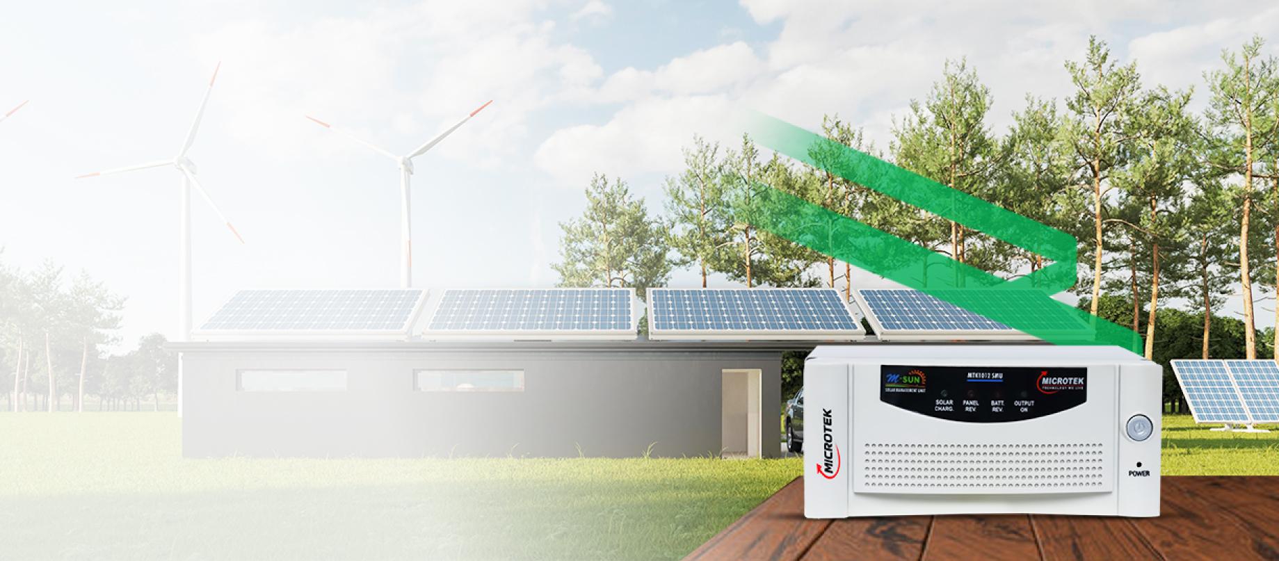 Smart Solar Management Units (SMU) for Inverters | Microtek